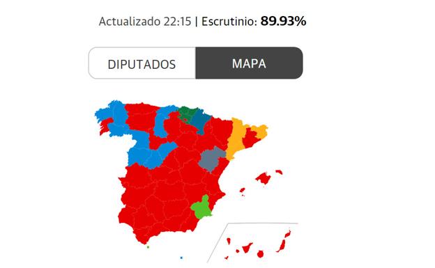 Mapa electoral de España 2019: elecciones generales 10N | El Correo